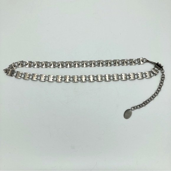 Vintage | Accessories | Vintage Adjustable Silver Link Metal Belt ...